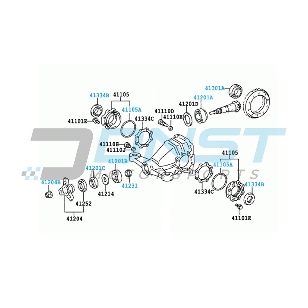 Genuine OEM Toyota A-Series Differential Rebuild Kit – DNST Motorsports